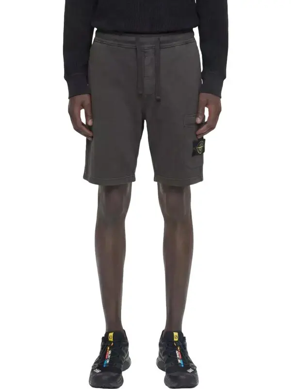 Stone Island Patch-pocket Shorts - Grey