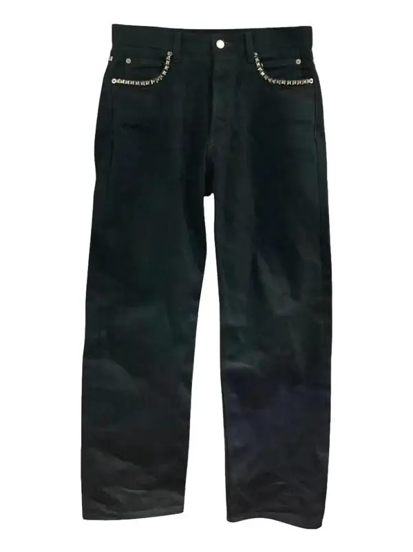 TAKAHIROMIYASHITA THESOLOIST. Selvedge Studded Jeans - Black