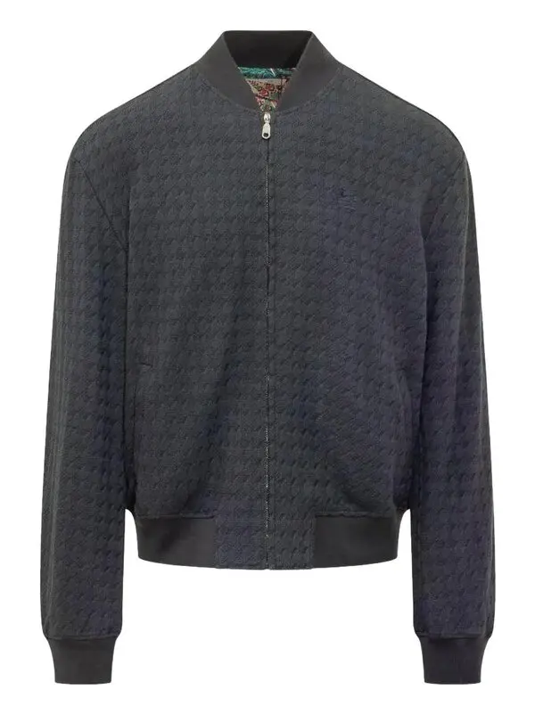 Etro Patterned Bomber Jacket - Grey