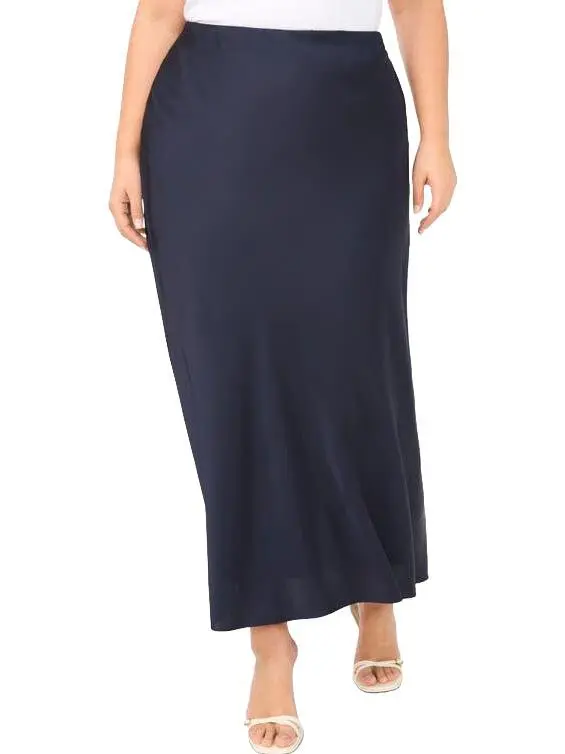Halogen Pull On Maxi Skirt - Baritone Blue