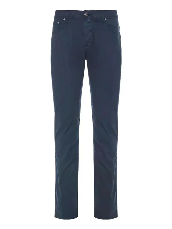 Jacob Cohen Buttoned Trousers - Blue