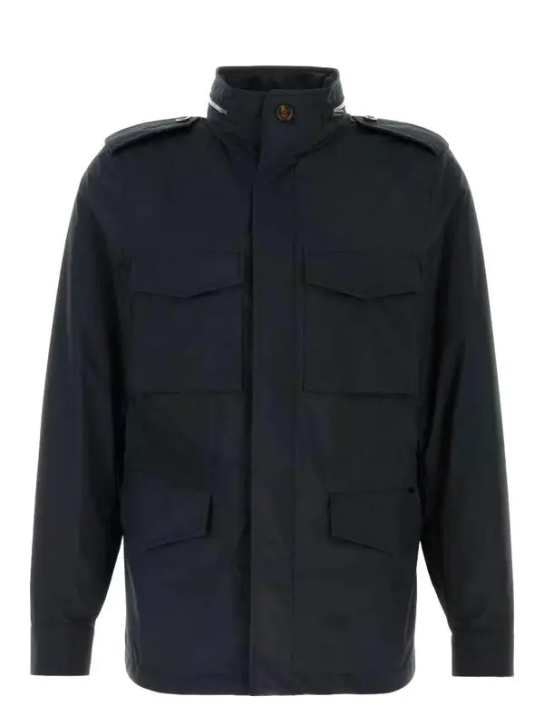 MOORER Denver Pocket Jacket - Blue