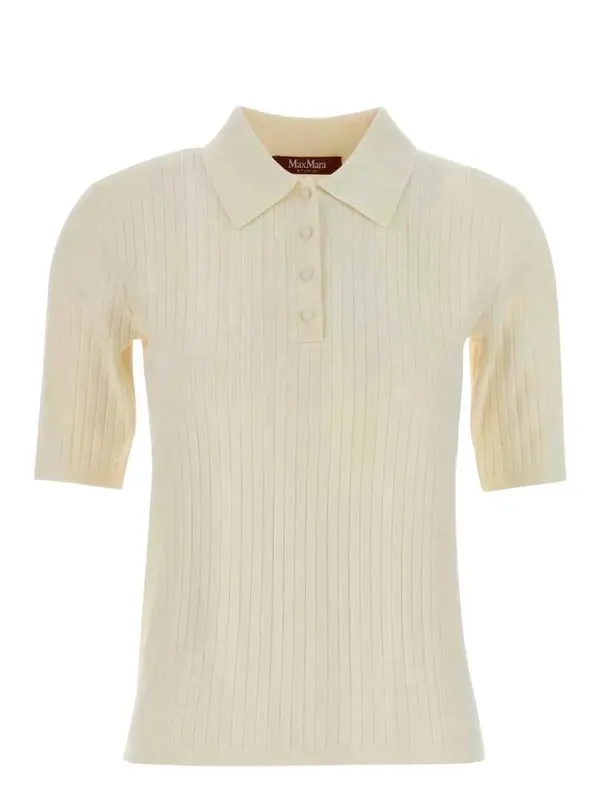 Max Mara Oscuri Polo Top - Neutrals