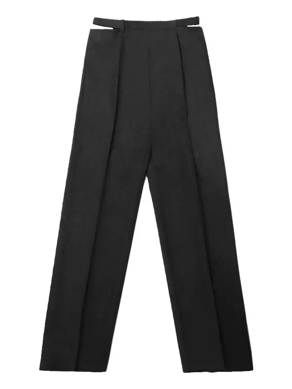 JIL SANDER Cut-out Detail Trousers - Black