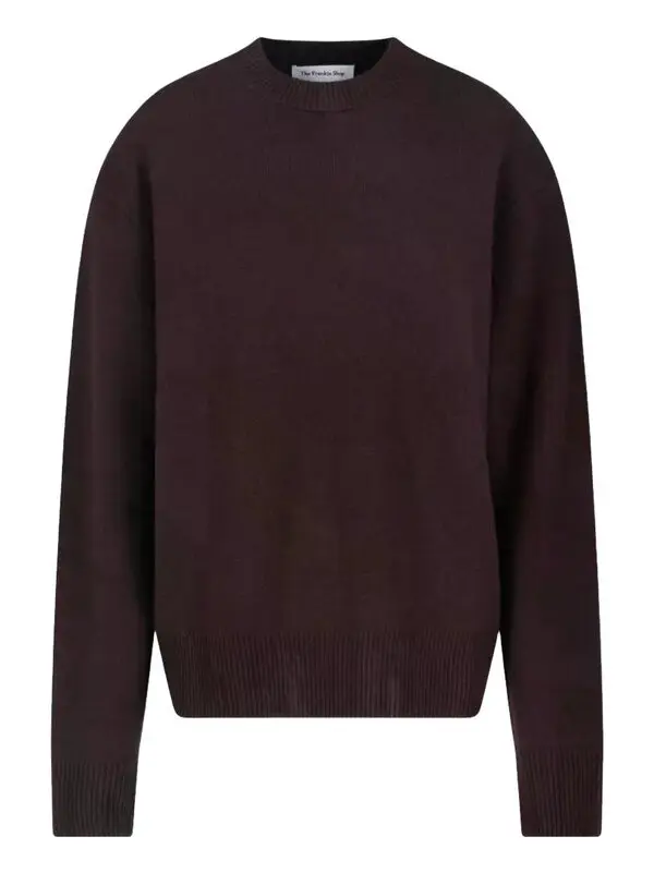 THE FRANKIE SHOP Rafella Crew-neck Sweater - Brown