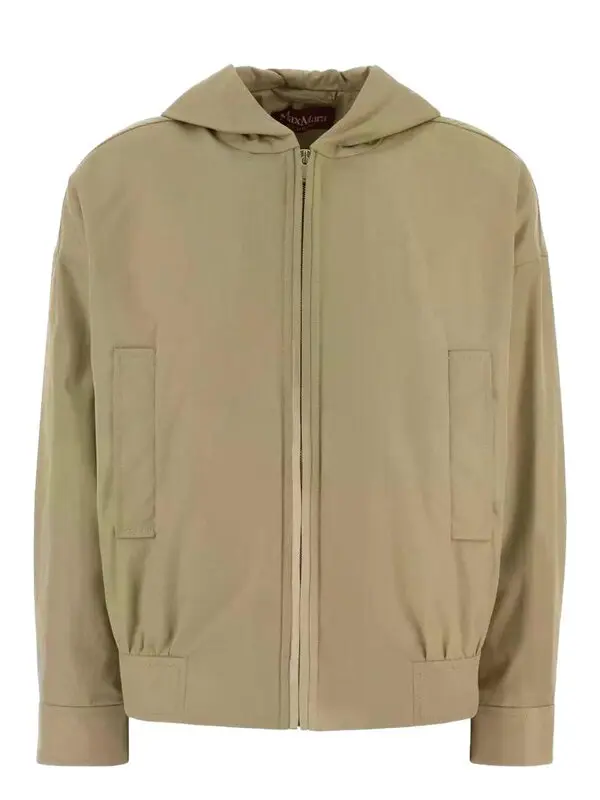 Max Mara Risorsa Hooded Cotton Jacket - Neutrals