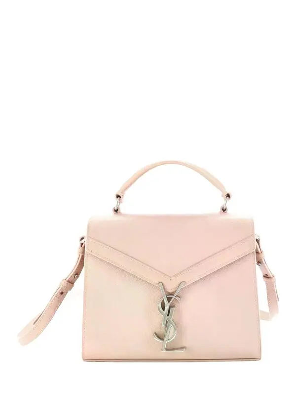 Saint Laurent Cassandra Mini Top Handle Shoulder Bag - Pink