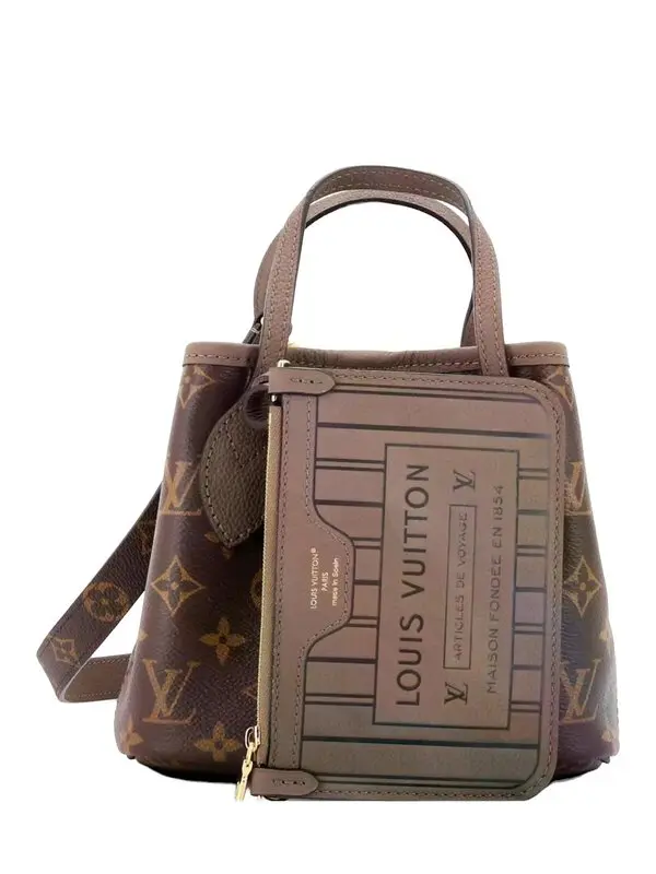 LOUIS VUITTON Neverfull Bandouliere Inside Out Bb Tote Bag - Brown