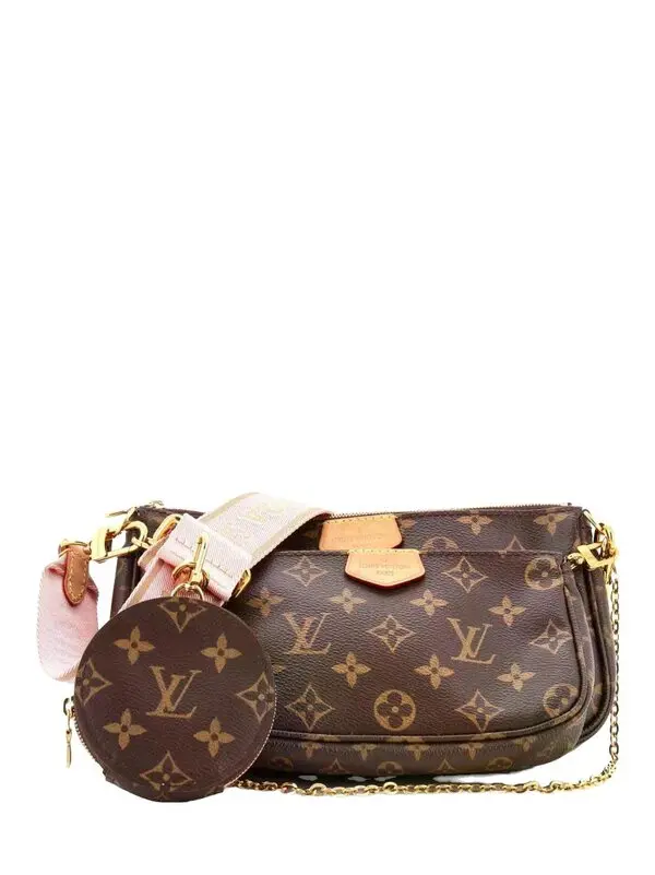 LOUIS VUITTON Multi Pochette Accessoires Monogram Canvas Crossbody Bag - Brown