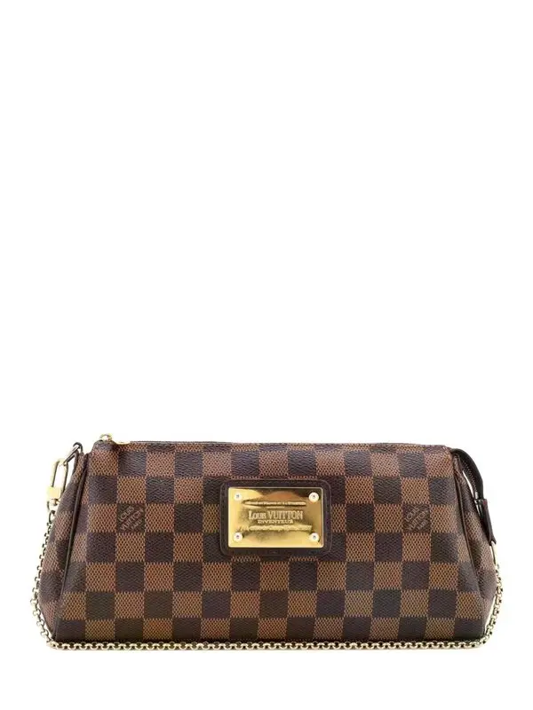 LOUIS VUITTON Eva Damier Clutch - Brown