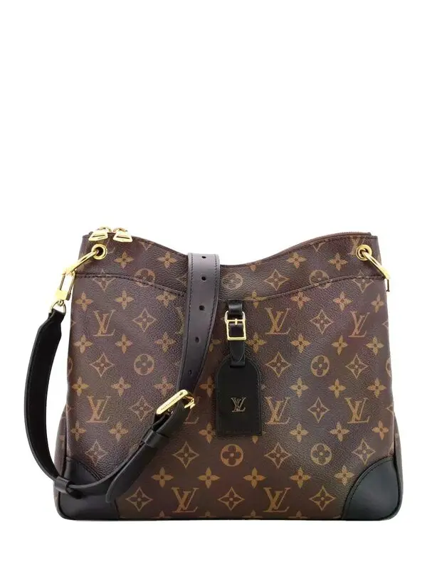 LOUIS VUITTON Odeon Nm Monogram Canvas Mm Crossbody Bag - Black