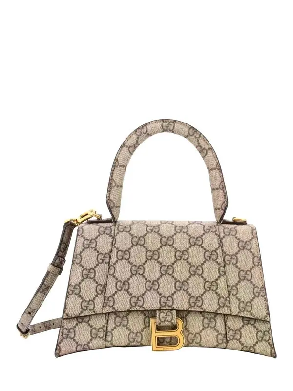 Gucci X Balenciaga The Hacker Project Hourglass Top Handle Bag - Brown