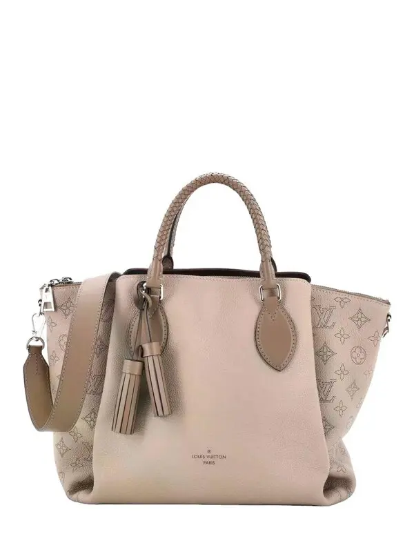 LOUIS VUITTON Haumea Handbag In Mahina Leather - Neutrals