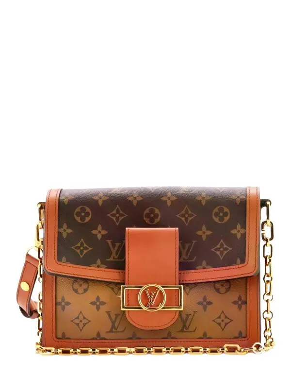 LOUIS VUITTON Dauphine Reverse Monogram Canvas Mm - Brown