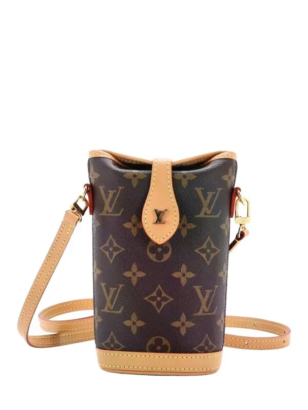 LOUIS VUITTON Fold Me Pouch Monogram Canvas Crossbody Bag - Brown