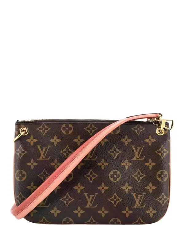 LOUIS VUITTON Lorette Handbag Monogram Canvas Crossbody Bag - Brown