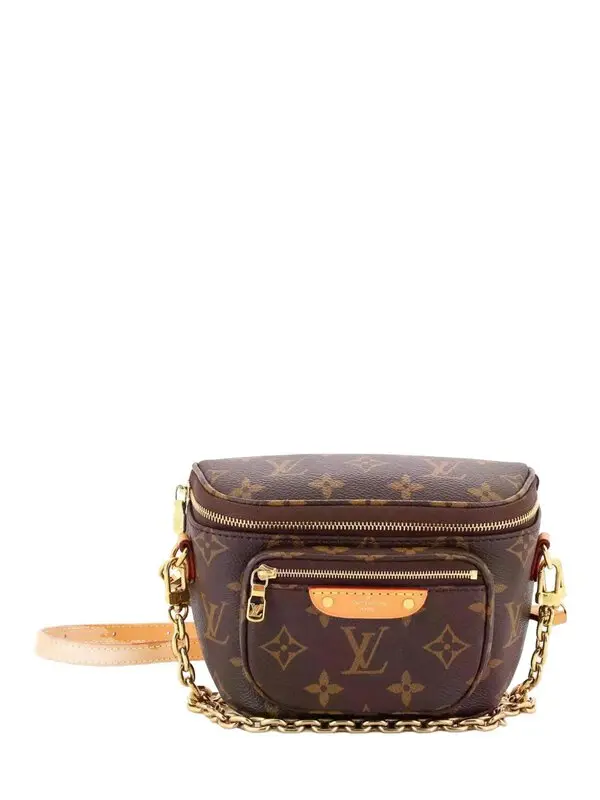 LOUIS VUITTON Bum Bag Monogram Canvas Mini - Brown