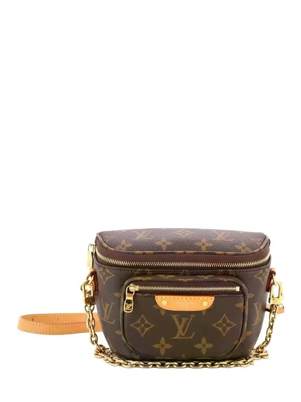 LOUIS VUITTON Bum Bag Monogram Canvas Mini - Brown