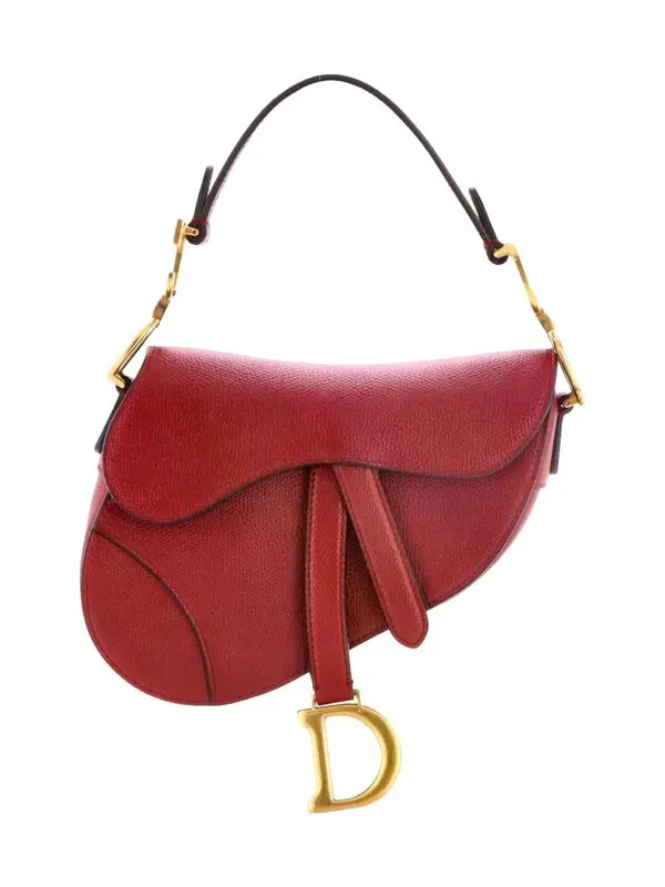 Dior Saddle Mini Shoulder Bag - Red