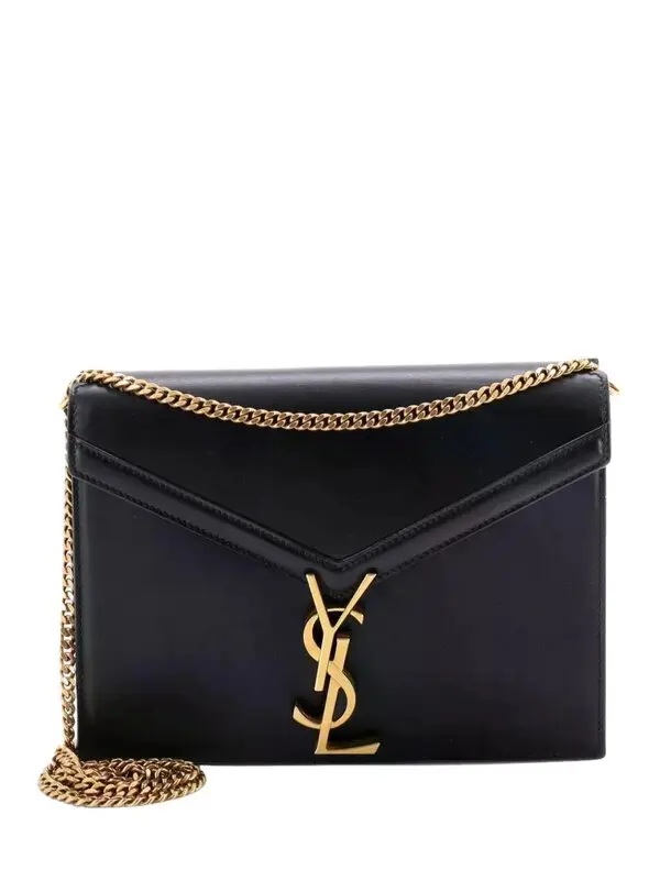 Saint Laurent Cassandra Chain Shoulder Bag - Black