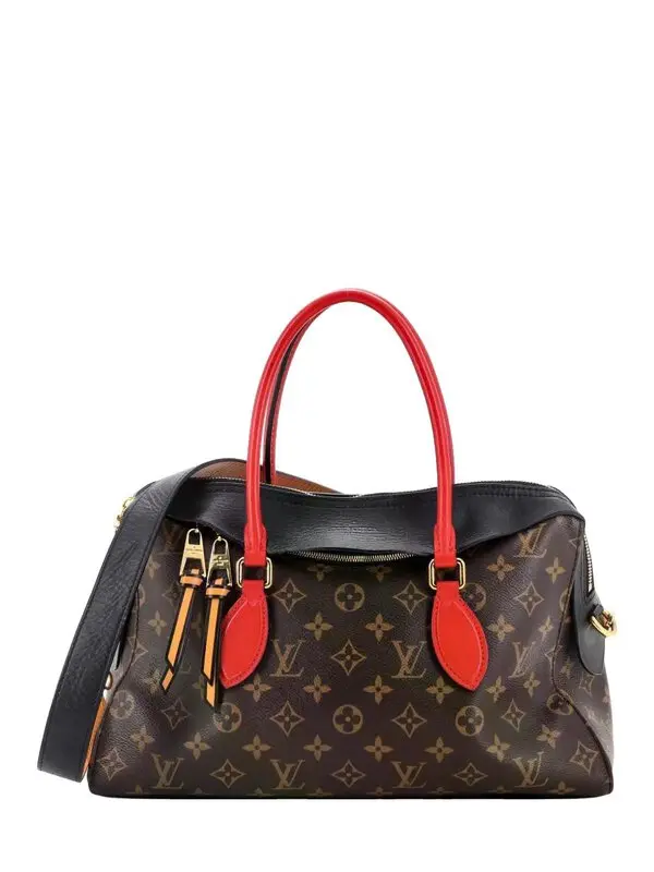 LOUIS VUITTON Tuileries Satchel Handbag Monogram Canvas - Black