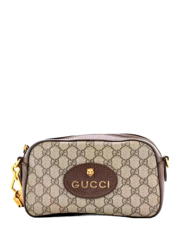 Gucci Neo Vintage Camera Messenger Bag Gg Coated Canvas - Brown