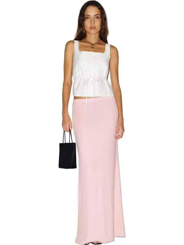REFORMATION Jodie Knit Maxi Skirt - Pink