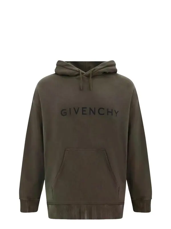 Givenchy Logo-print Hoodie - Green