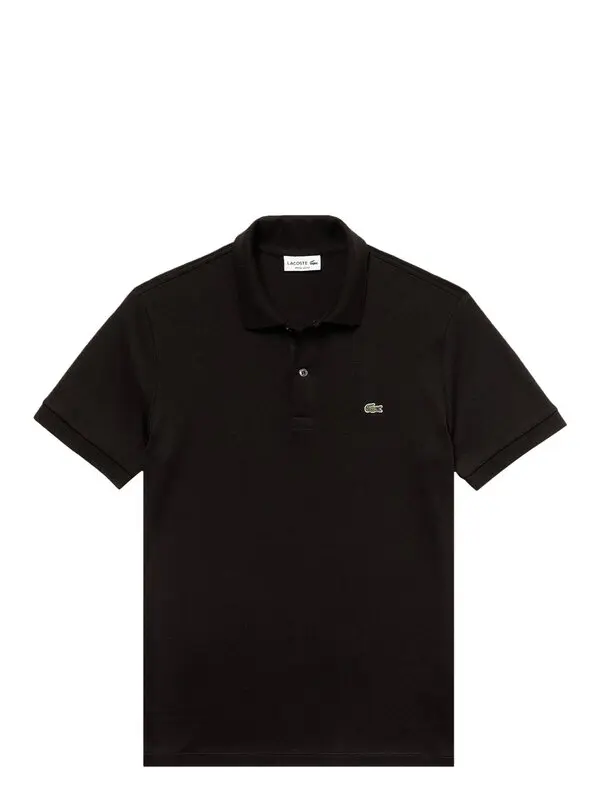 Lacoste Regular Fit Pima Polo Shirt - Black