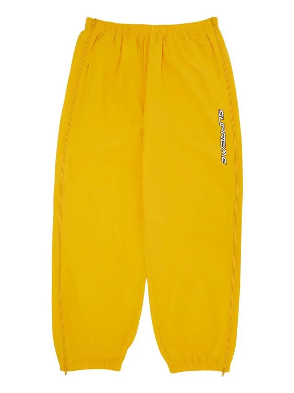 Supreme Full Zip Baggy Warm Up Pant - Yellow