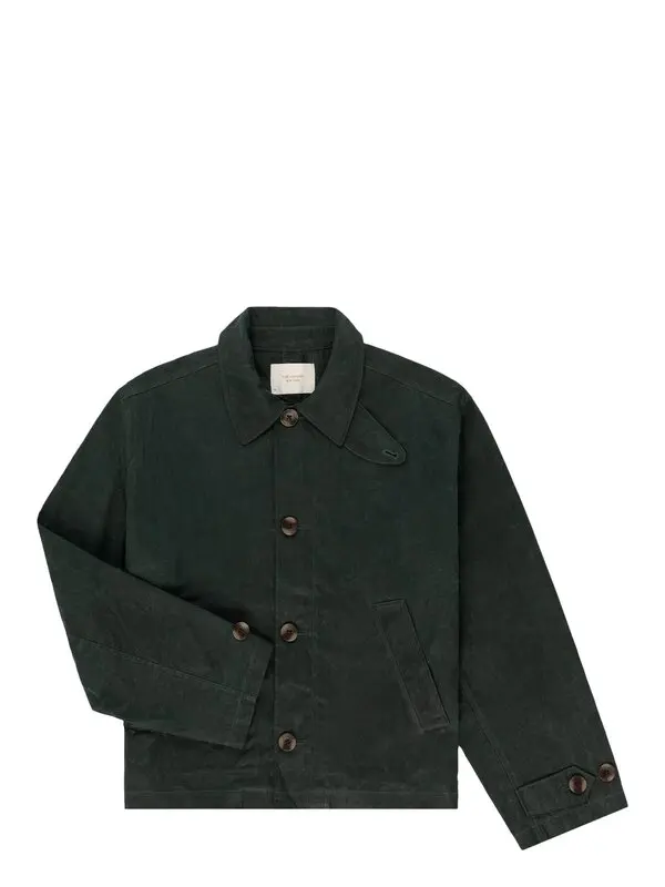 Aimé Leon Dore Waxed Cropped Topcoat - Green