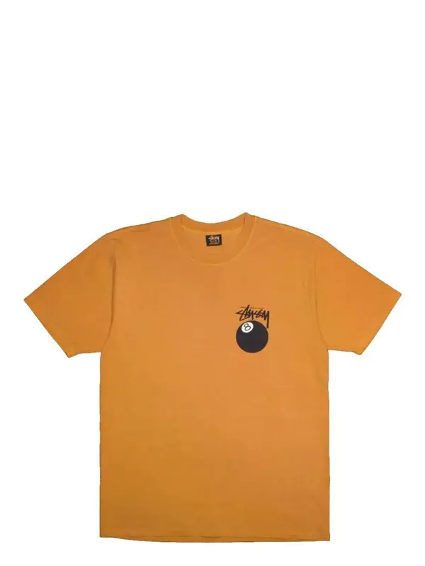StÜssy 8 Ball Graphic T-shirt - Orange