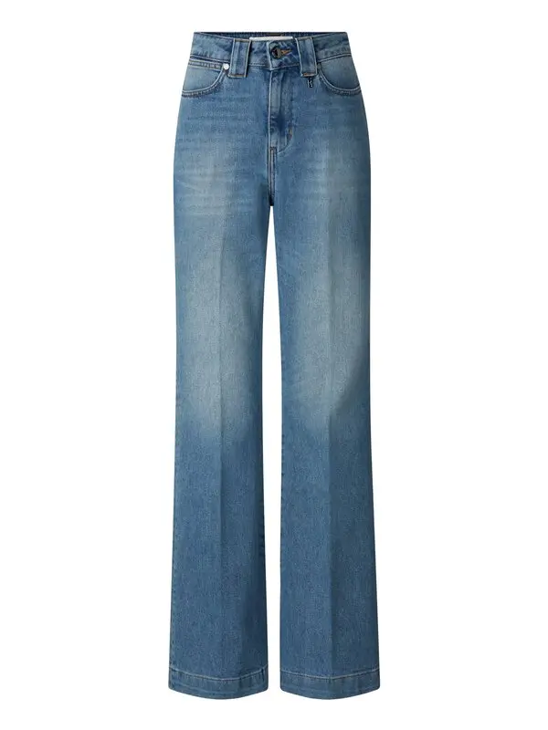Bogner Flared Fit Jeans - Light Denim Blue