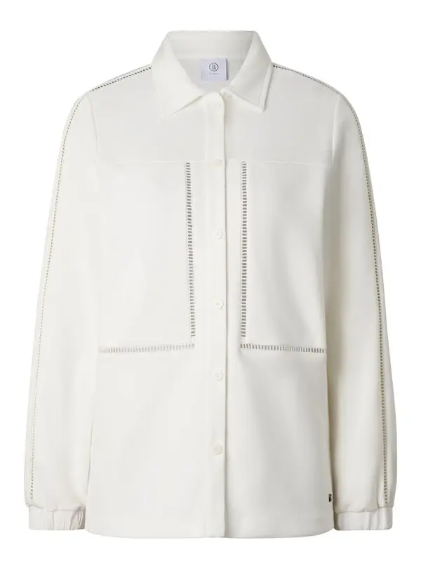 Bogner Raquel Jersey Overshirt - Off-white