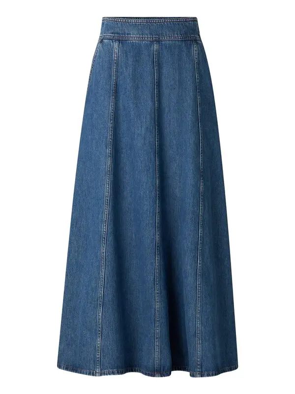 Bogner Naila Denim Skirt - Denim Blue