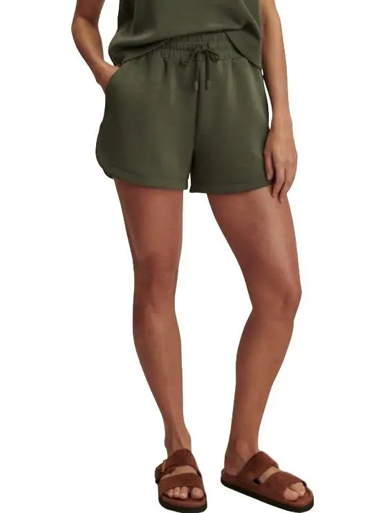 Varley Coulter High-waist Shorts - Thyme