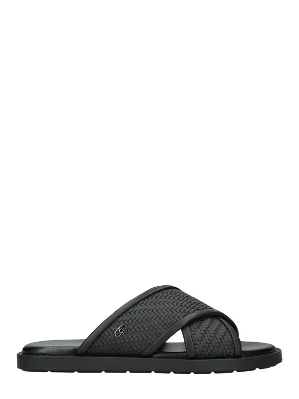 FERRAGAMO Leather Brise 2 Sandals - Black