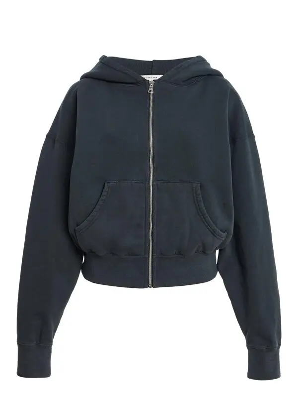 SLVRLAKE Cotton Zip-up Hoodie - Black