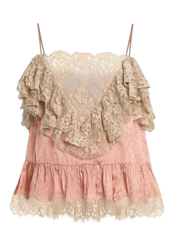 Sea Ethel Lace-trimmed Camisole - Pink