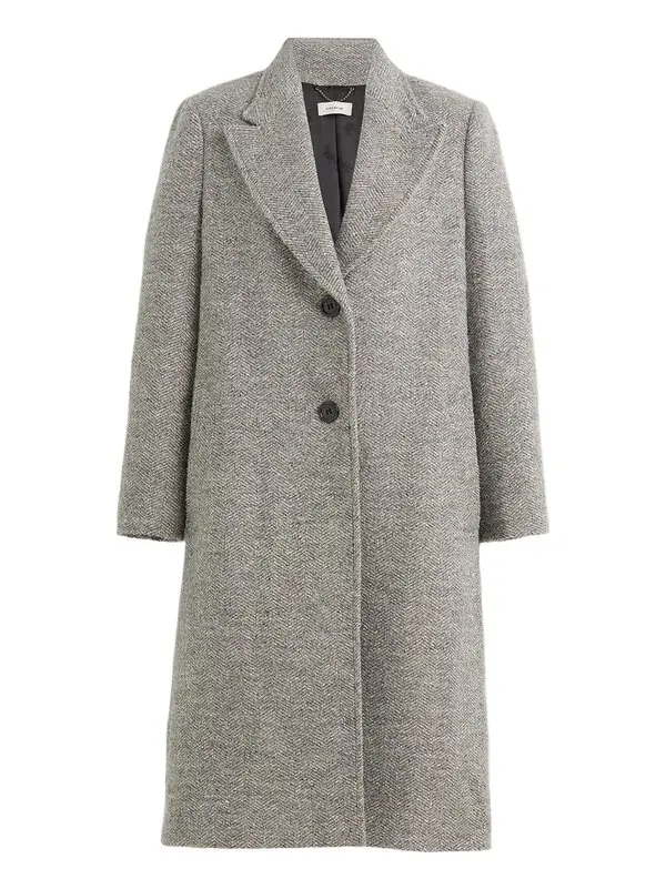 COACH Restored Herringbone Oversized Coat - Grey