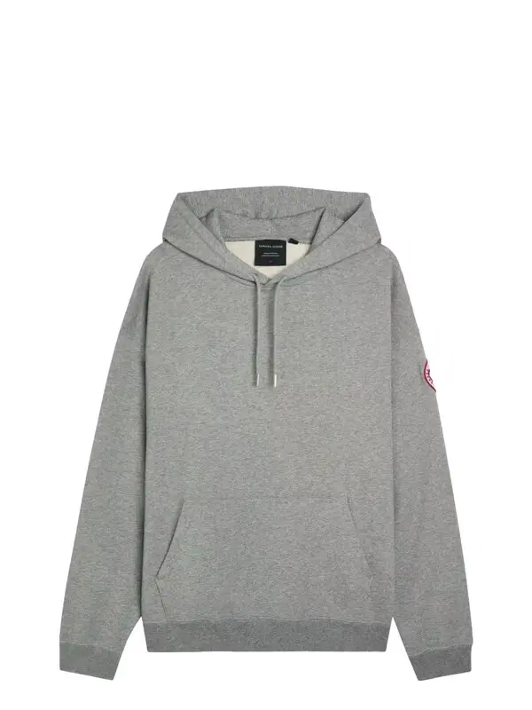 Canada Goose Logo-patch Hoodie - Grey