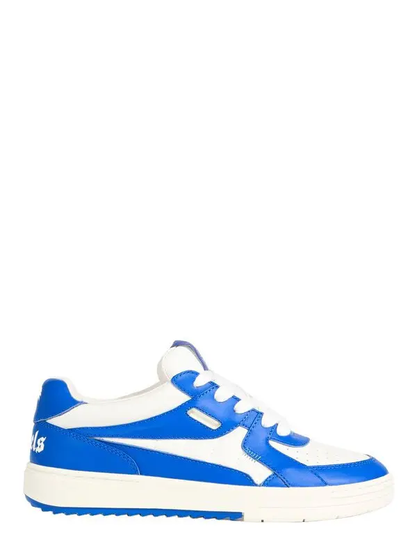 Palm Angels Two-tone Leather Sneakers - Cobalt Blue