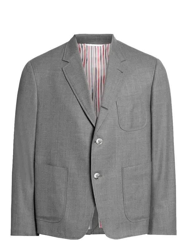 Thom Browne Wooltwill Blazer - Gray