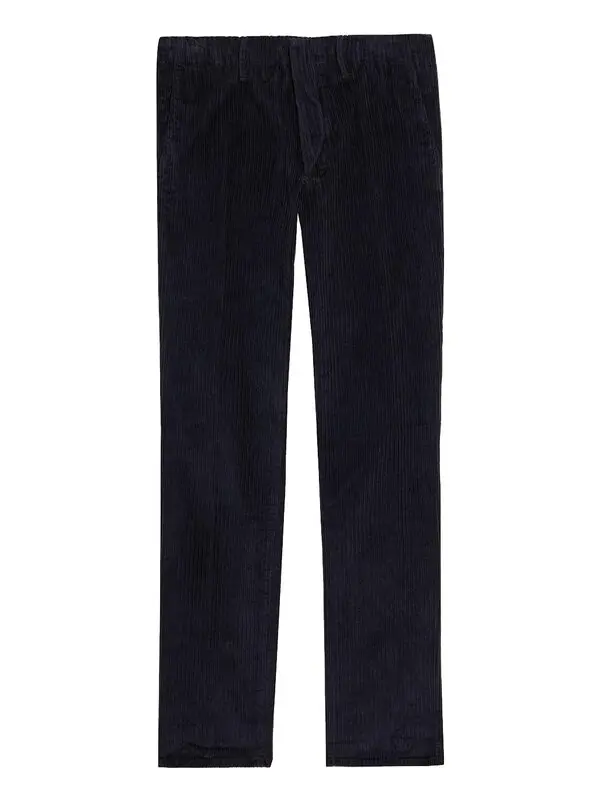 SLOWEAR Incotex Slim-fit Cotton-blend Corduroy Pants - Navy