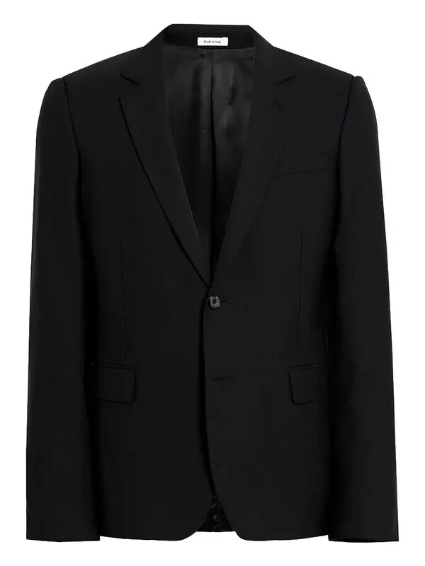 Alexander McQueen Wool Blazer - Black