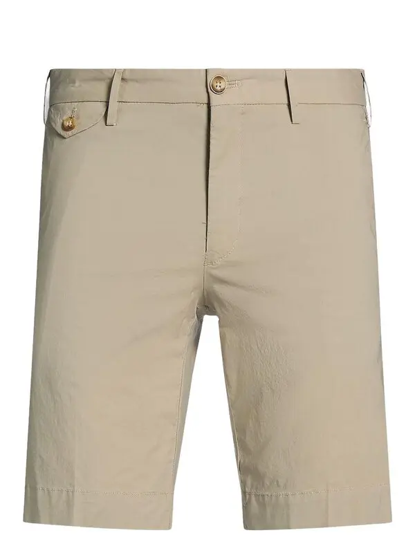 SLOWEAR Incotex Cotton-blend Tailored Shorts - Mushroom