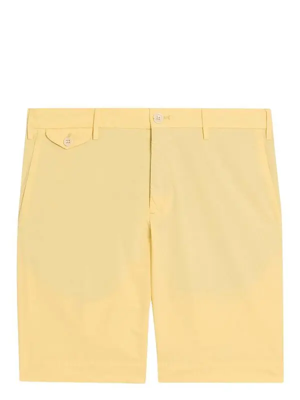 SLOWEAR Incotex Slim-fit Cotton-blend Shorts - Yellow