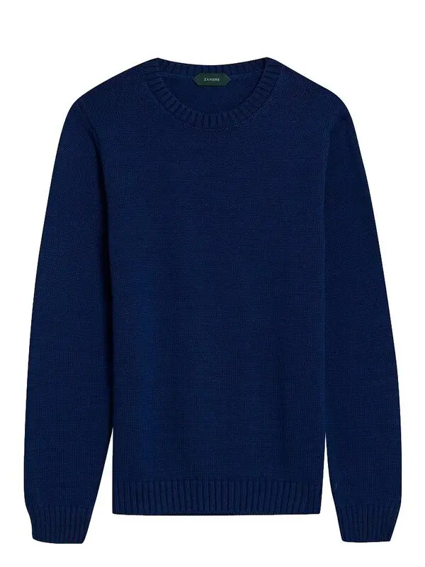 SLOWEAR Cotton Sweater - Navy