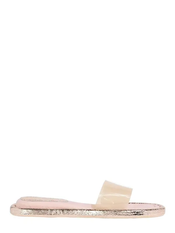 Cult Gaia Aldari Pvc Slides - Rose Gold