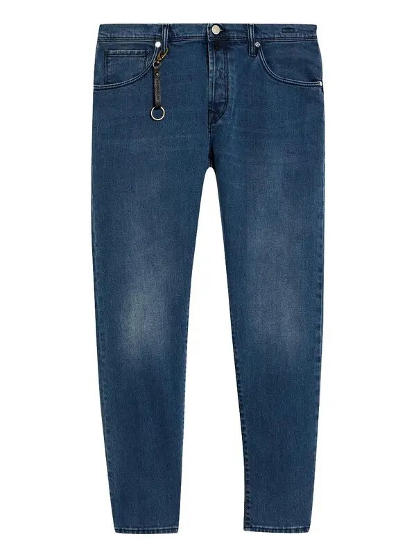 SLOWEAR Incotex Tapered Denim Jeans - Mid Denim